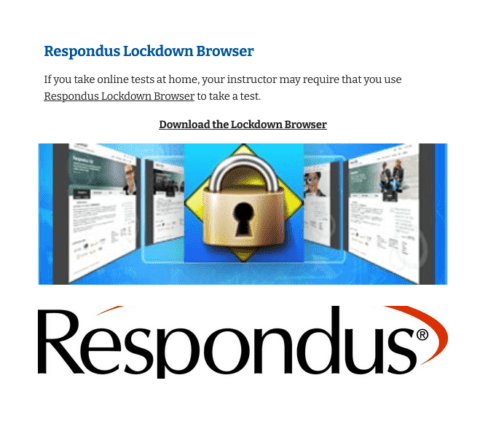 Respondus Lockdown Browser Oem Download | Online Exam